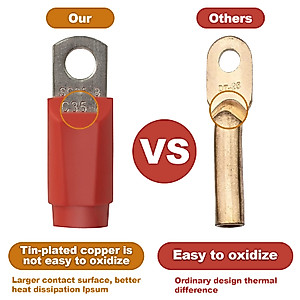 superbobi Cable 7 pc Set # 2 Awg HD Golf Cart Battery Club Car 48 Volt Wire Kit, Golf Cart Battery Cables Wiring Kit