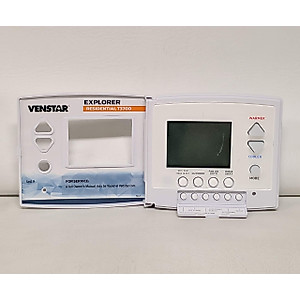 Venstar T3700 Residential Voyager WiFi Ready Thermostat - Works W/ Alexa When WiFi Module Installed, White, 6.3 x 5 x2.3