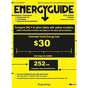 Coca-Cola Classic Coke Bottle 4L Mini Fridge w/ 12V DC and 110V AC Cords, 6 Can Portable Cooler, Personal Travel Refrigerator for Snacks Lunch Drinks Cosmetics, Desk Home Office Dorm, Red