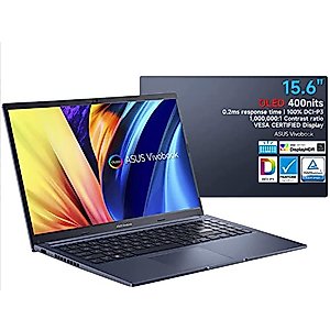 ASUS VivoBook 15X 15.6 OLED 400nits Slim Laptop AMD Ryzen 5 5600H AMD Radeon Graphics Win11 W/HDMI (16GB RAM | 1TB SSD)