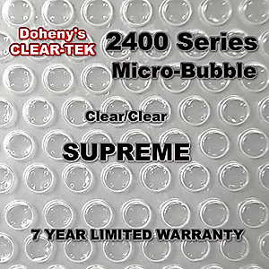 Doheny's Clear-Tek Micro-Bubble Solar Covers for In-Ground Swimming Pools | Increase Your Pools Solar Energy Absorption by Up to 25% (18' x 36', 3200 Ultimate Series Clear)