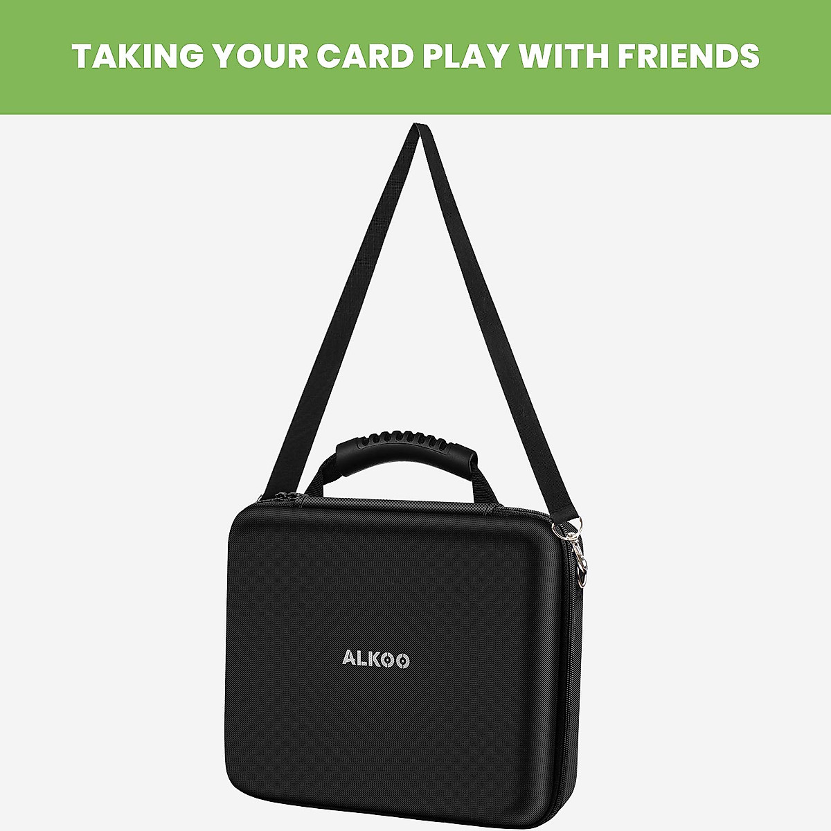 2000+ Card Game Case Holder for Cards Against Humanity/for Magic The Gathering Board & Expansions/for CAH/for MTG/for Deck Box/for Yugioh/Football/Topps Sports Card/for Kids Against Maturity (Black)