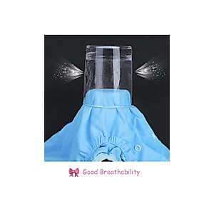 CutiePlusU Adult Cloth Diaper Washable Adult Pocket Nappy Cover Adjustable Reusable Breathable Leak Free - Blue