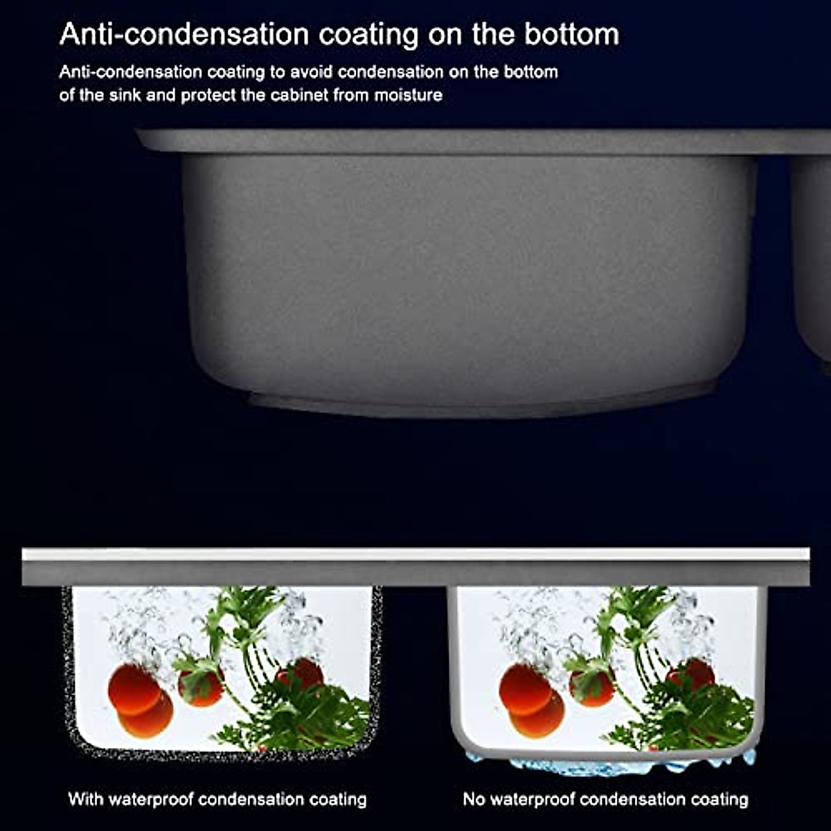 ZXLBTNB Commercial Restaurant Sink 304 Stainless Steel Utility Sink Freestanding Kitchen Sink with Worktop with Drip Board and Faucet for Laundry/Backyard/Garage/Camping 80x43x75cm