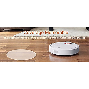 Xiaomi Mi Smart Automated Robot Vacuum Cleaner 1st Generation - Robotic Self-Charging, 5200mAh, 1800Pa Suction, App Control, Path Planning Vaccum Sweeper Easy for Hard Floor and Carpet