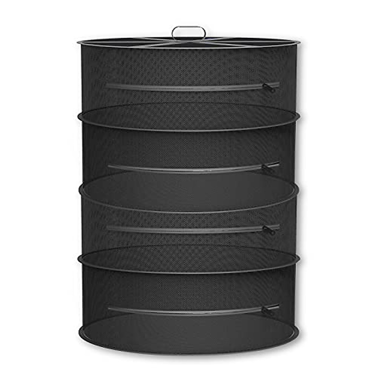 AC Infinity Herb Drying Rack, 4-Layer Hanging Mesh Net for Plants, Seeds, and Buds, 18" Diameter Fit in Grow Tents Closets Hydroponics