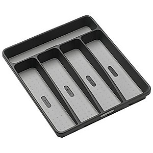 (3) ea Madesmart Housewares 95-29605-06 Small 5 Compartment Granite Silverware Trays3