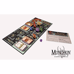 Steve Jackson Games Munchkin Pathfinder Deluxe Board Game (Base Game) | Board Game for Adults, Kids, & Family | Fantasy Adventure RPG | Ages 10+ | 3-6 Players | Avg Play Time 120 Min