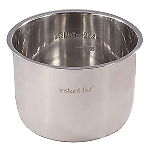 Instant Pot Stainless Steel Inner Cooking Pot 8-Qt, Polished Surface, Rice Cooker, Stainless Steel Cooking Pot