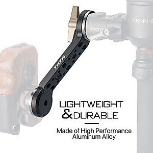 Tilta Rosette Extender Arm Compatible with Any ARRI Standard Rosette Connection | Lightweight, Compatible with RS4 PRO / RS4 / RS3 PRO | TGA-REA