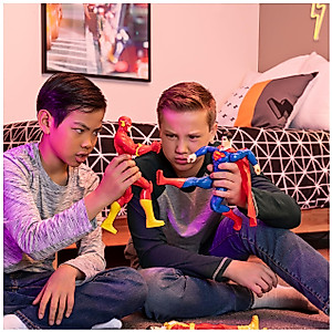 DC Comics 12-inch Action Figure 4-Pack with Superman, The Flash, Wonder Woman and Cyborg, Kids Toys for Boys and Girls Ages 3+