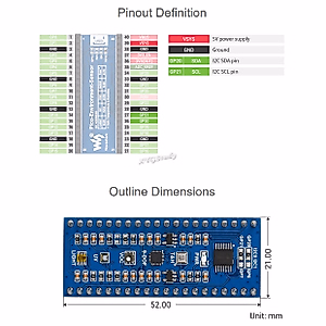 Environment Sensors Module for Raspberry Pi Pico via I2C Bus @XYGStudy (Pico-Environment-Sensor)
