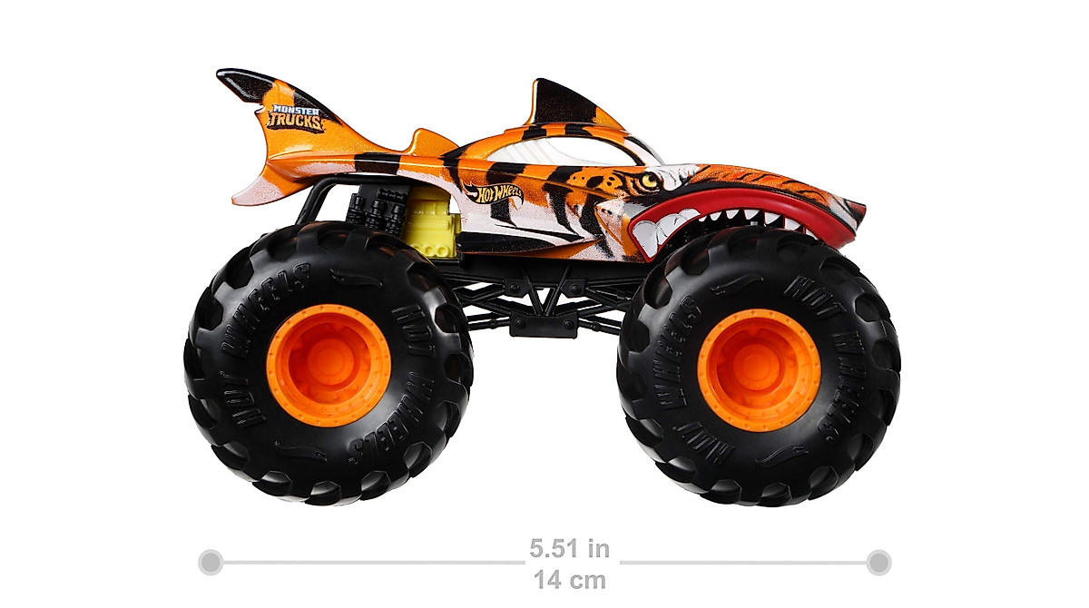 Hot Wheels Monster Trucks - Tiger Shark 1:24 Scale Vehicle