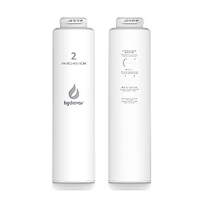 HYDROVOS HV-RO1400-ROM Filter, Replacement Cartridge #2 Fits Only HV-RO1400-OD Tankless Reverse Osmosis System, 2 Years Filter Life, Easy DIY Filter Changes, Reduces Over 95% Dissolved Contaminants