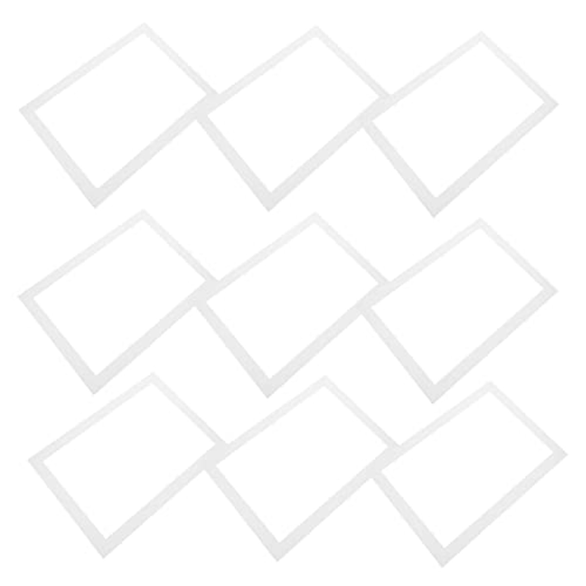 Didiseaon 10pcs Photo Frame Lining Cardstock Photo Frame Matting for Picture Frames Photo Frame Mats Picture Frame Mats Picture Matting Photo Backing Board Core White Paper Matte Cutting Mat