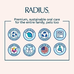 RADIUS USDA Organic Toothpaste 3oz Non Toxic Chemical-Free Gluten-Free Designed to Improve Gum Health & Prevent Cavity - Clove Cardamom - Pack of 3