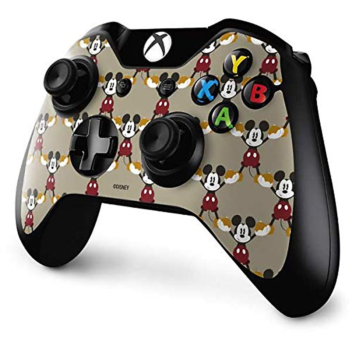 Skinit Decal Gaming skin compatible with Xbox One Controller - Officially Licensed Disney Mickey Mouse Pattern Formation Design