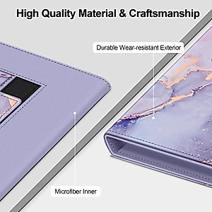 Fintie Universal Case for 6-7 Inch Tablet eReader - Premium PU Leather Sleeve Stand Cover with Card Slot & Hand Strap for 6"- 7" Kindle/Kobo/Nook/Tolino/Pocket Book E-Book Tablet, Lilac Marble