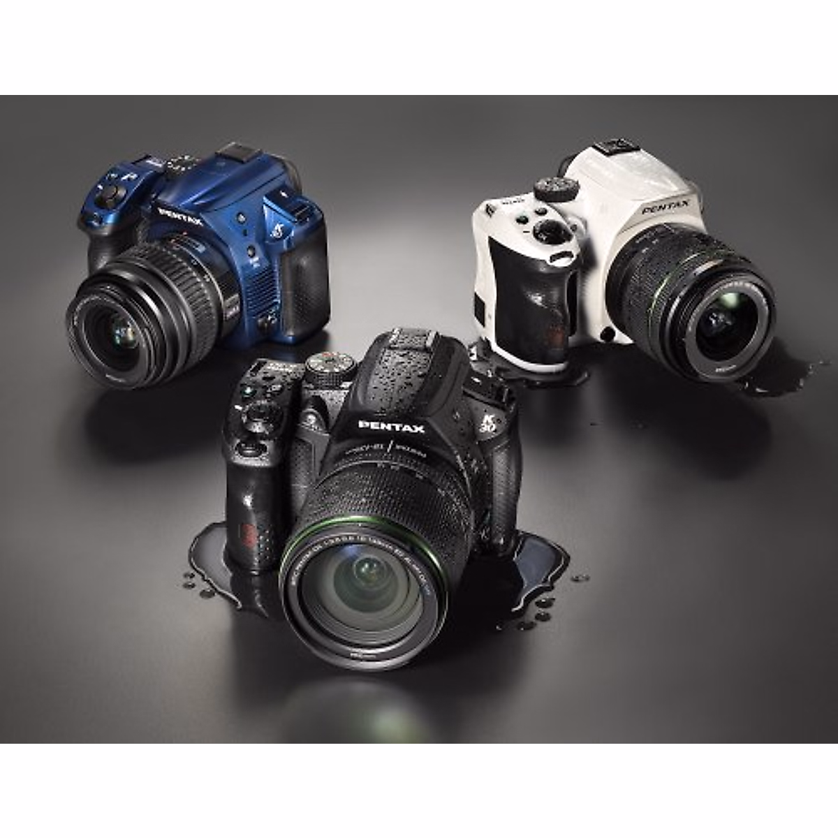 Pentax K-30 Weather-Sealed 16 MP CMOS Digital SLR (Black, Body Only)