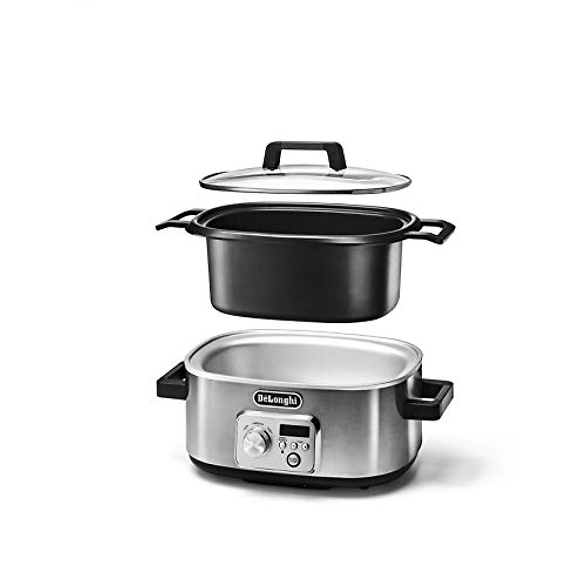 De'Longhi Livenza Programmable Slow Cooker with Stovetop-Safe Pot