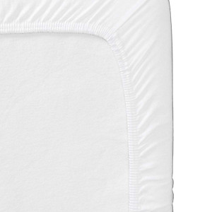 Cot Sheet and Pillow Case 4 Piece Set - 1 cot Fitted Sheet 33" x 75", 1 cot Flat Sheet 64"x 94", 2 Pillow Cases 20"x 30" Perfect for Folding Guest Bed Frame,Rollaway Beds (White Solid)