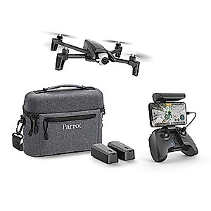 (Renewed) Parrot Anafi Drone Extended with 2 Additional Batteries, Carrying Bag, Additional Propeller Blades and 4K HDR Camera with 180° Swivel- Compact and Foldable