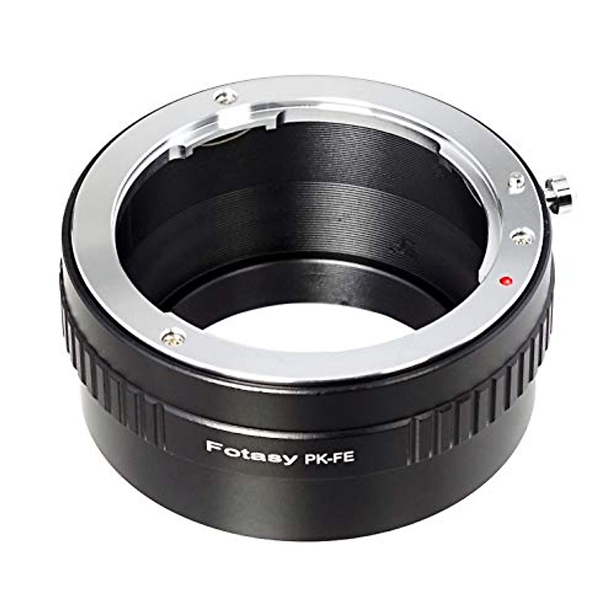 Fotasy PK Lens to E Mount Adapter, K Mount E Adapter, PK FE Adapter, Compatible with Pentax K Lens Sony a7 a7R a7s II III IV a9 a7c Alpha 1 a6600 a6500 a6400 a6300 a6100 a6000 a5100 a5000 a3500 ZV-E10