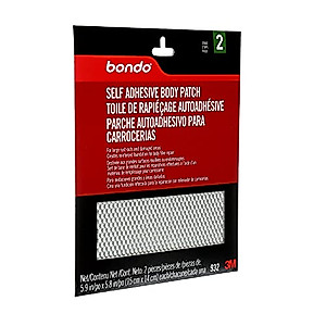 Bondo Self-Adhesive Body Patch, For Large Rust-Outs and Damaged Areas, 2 Patches, 5.9 in x 5.8 in, 2 Patches