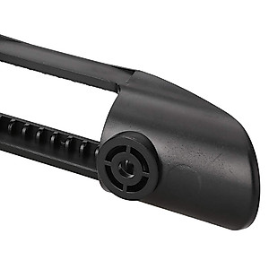 Mayitr Kayak Paddle Accessories Plastic Paddle Holder Clip Black, Kayak Paddle Clip Universal Kayak Paddle Mount Holder Clip & Fishing Net Clip，2 Pcs