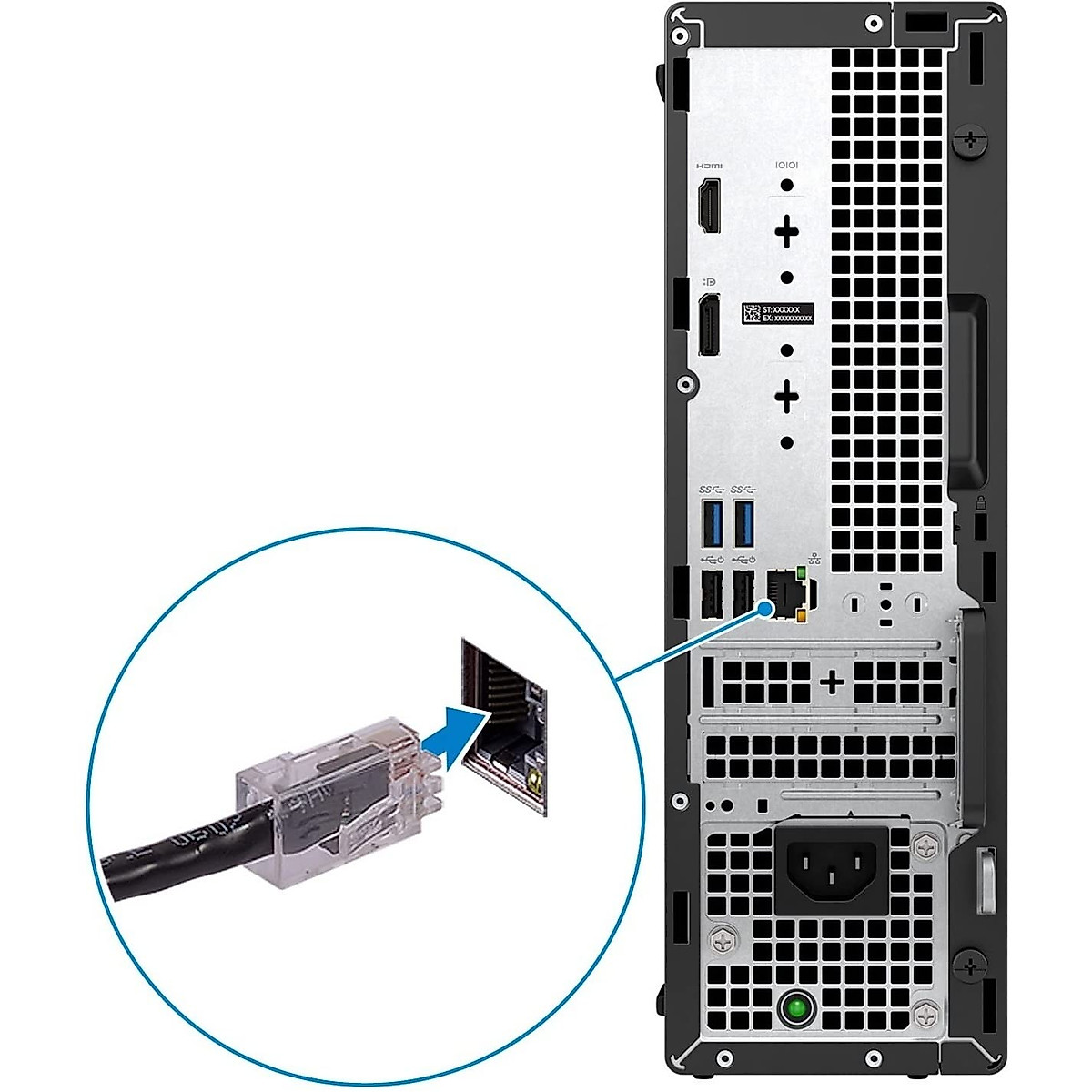 Dell OptiPlex 3000 Desktop Computer - Intel Core i3 12th Gen i3-12100 Quad-core (4 Core) 3.30 GHz - 8 GB RAM DDR4 SDRAM - 256 GB M.2 PCI Express NVMe 3.0 x4 SSD - Small Form Factor - Black