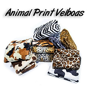 FabricLA Velboa S-Wave Animal Print Fabric - Short Pile Faux Animal Fur Fabric - 60" Inches (150 CM) Wide - Fake Animal Fur Fabric - Cheetah, 1 Continuous Yard