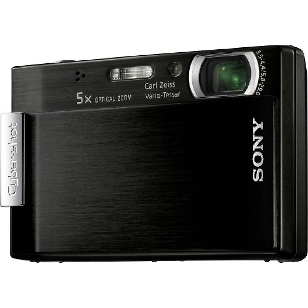 Sony Cybershot DSC-T100 8.1MP Digital Camera with 5x Optical Zoom and Super Steady Shot (Black)