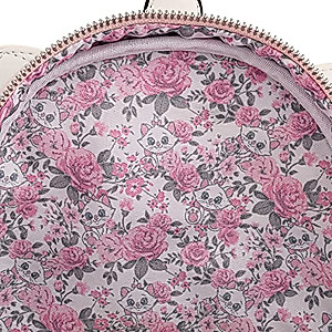 Loungefly Disney Marie Floral Footsy Womens Double Strap Shoulder Bag Purse