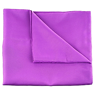 Lavish Home 3-Piece Brushed Microfiber Twin Sheet Set - Bedding with Wrinkle and Stain-Resistant Fitted and Flat Sheets Plus Pillowcase (Purple)