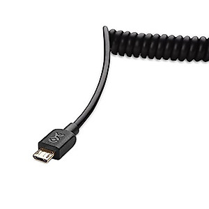 Cable Matters 2-Pack Coiled USB Cable (Coiled Micro USB to USB 2.0) 2-4 Feet