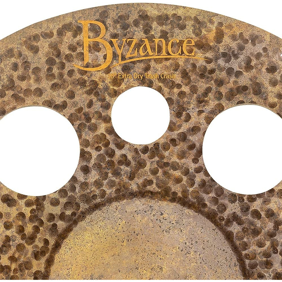 Meinl Cymbals Byzance 18" Extra Dry Thin Trash Crash — Made in Turkey — Hand Hammered B20 Bronze, 2-Year Warranty (B18EDTRC)