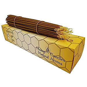 50 Natural Pure Beeswax Taper Candles 9 Inch Tall Church Jerusalem Holy Land Honey Scented Candle
