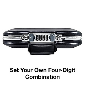 Master Lock Portable Small Lock Box, Set Your Own Combination Lock Portable Safe, Personal Travel Safe, 5900D