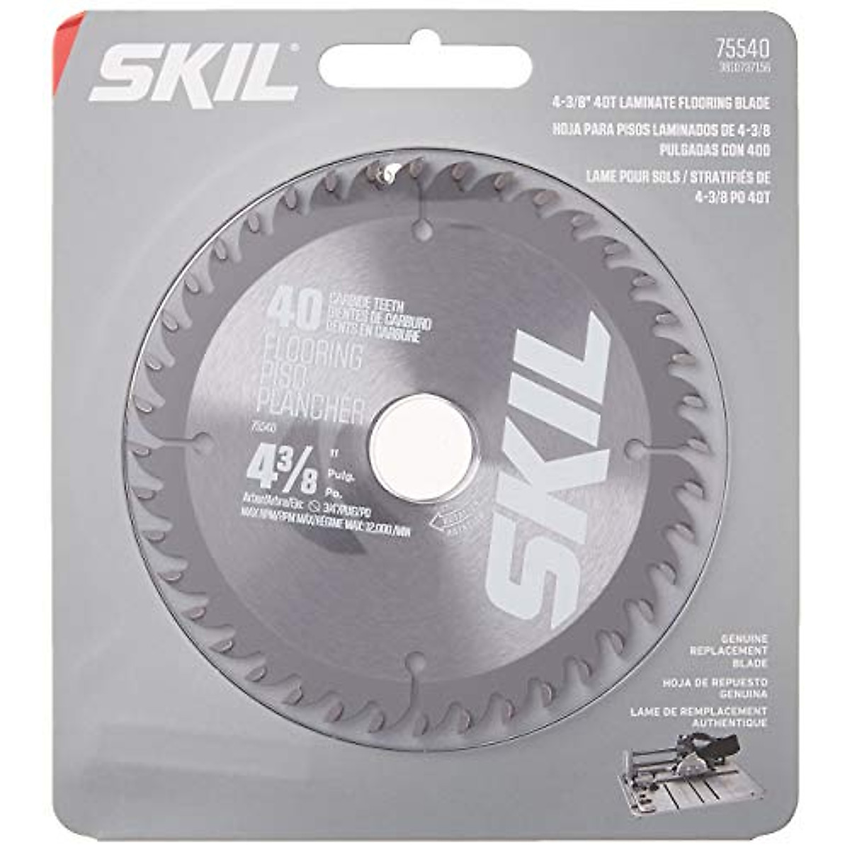 SKIL 75540 4-3/8-Inch by 40T Carbide Flooring Blade