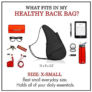 AmeriBag Classic Healthy Back Bag® tote Distressed Nylon Extra Small (Blue Night)