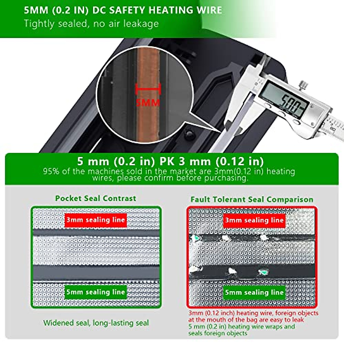 Vacuum Sealer Machine, GHVACZS Lightweight Food Vacuum Sealer Compact Machine for Food Preservation, Automatic Food Sealer Saver Vacuum Machine Easy to Use, Clean and Storage for Home Kitchen (GHVACZS Silver)