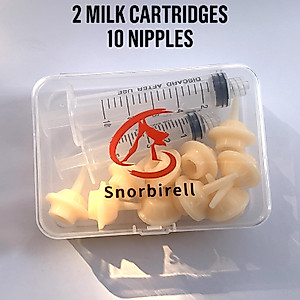 CZTNNZK Silicone Material Kitten Nipples for Nursing, Reusable Kitten Syringe for Feeding,Silicone Pacifier Suitable for Kittens, Puppies and Wild Animals. (Small)