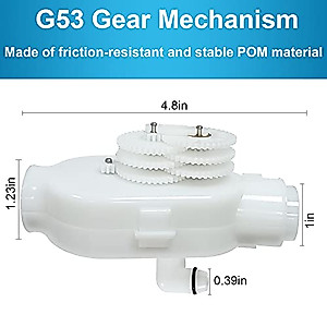 [Upgraded] G52 Backup Valve Replacement for Polaris Pool Cleaner, Compatible with Polaris 180 280 380 480 3900 Cleaner Parts, Redesigned for Crack Resistant Casing, Improved Lifespan Than Zodiac G52
