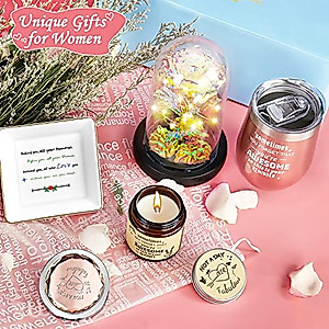 Gifts for Women,Birthday Gift Ideas,for Women,unique LED Galaxy Rose Gift Set for Women mom Best Friend Sister,Women Gifts for Christmas Valentines Mothers Day