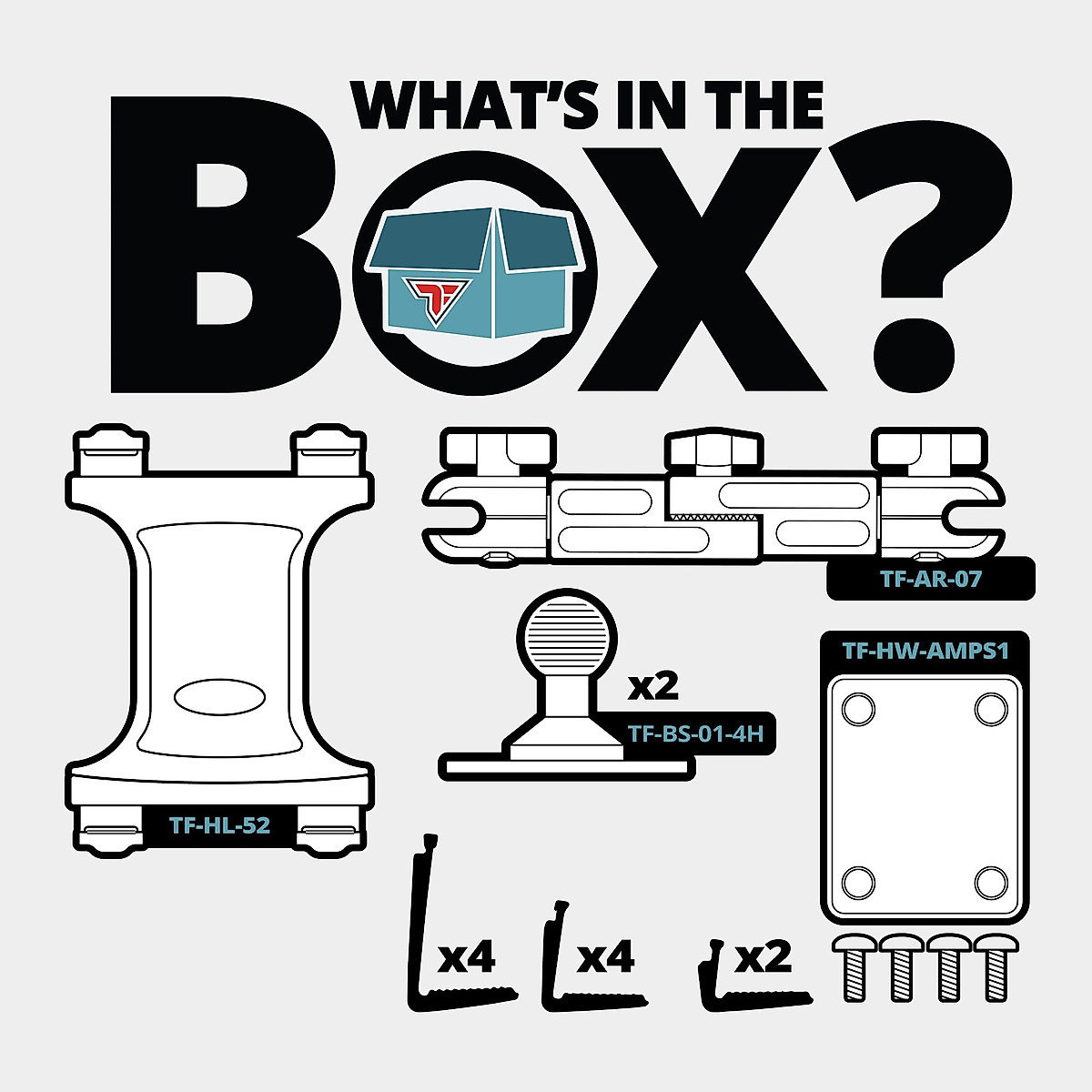 Industrial Metal Drill Base Tablet Mount - By TACKFORM [Enduro Series] - iPad Holder for wall or truck. ELD Mount | Compatible with iPad Mini, IPad Pro 12.9, Galaxy S, Surface Pro & Switch