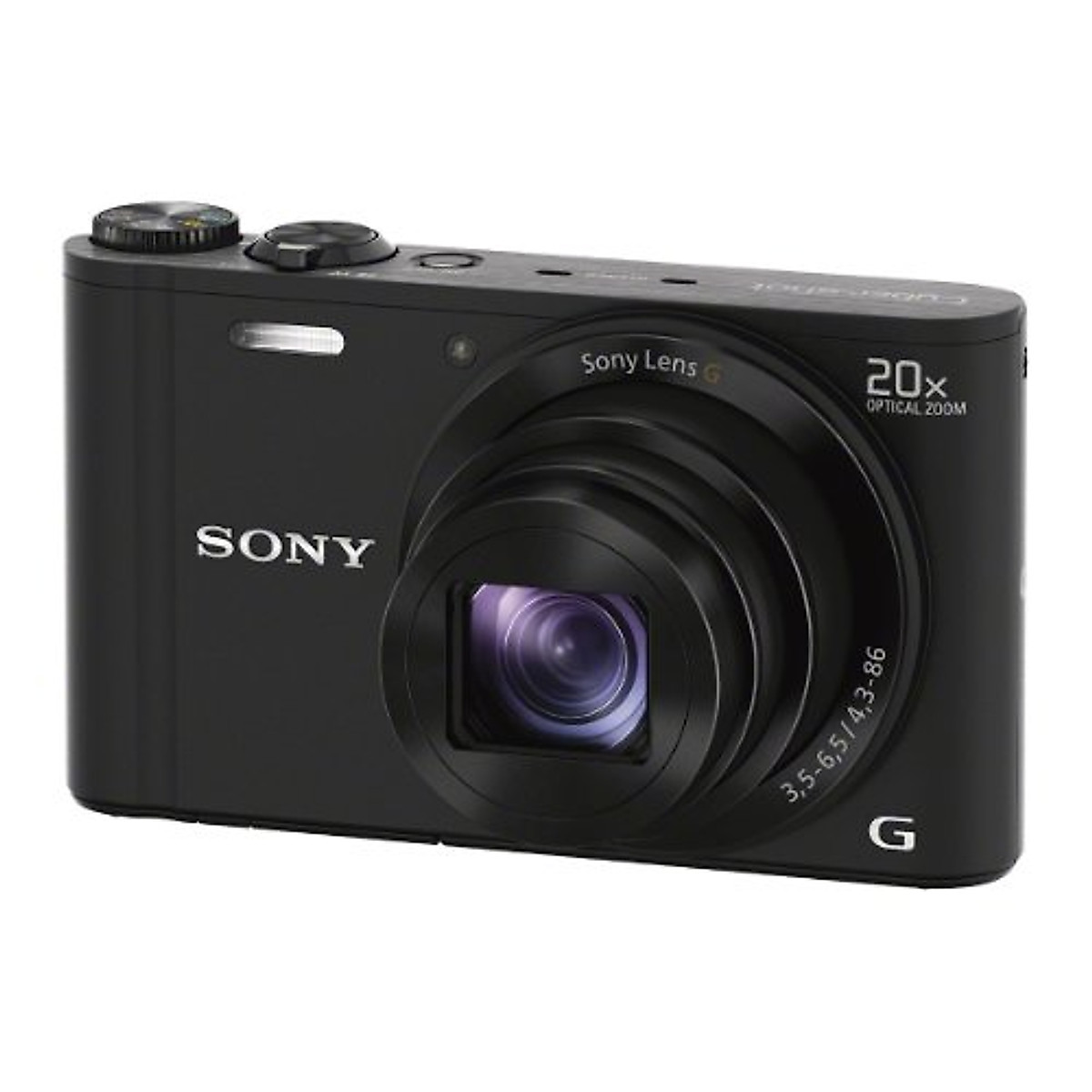 Sony DSC-WX300/B 18.2 MP Digital Camera with 20x Optical Image Stabilized Zoom and 3-Inch LCD (Black)