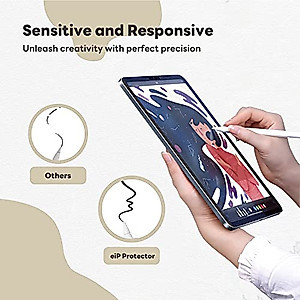 EIP Paperfeel Magnetic Screen Protector Compatible with iPad 9/8/7 (10.2-Inch, 2021/2020/2019 Model, 9th/8th/7th Generation), Anti-Glare, Easy Install, Detach and Clean, Draw and Sketch Like on Paper