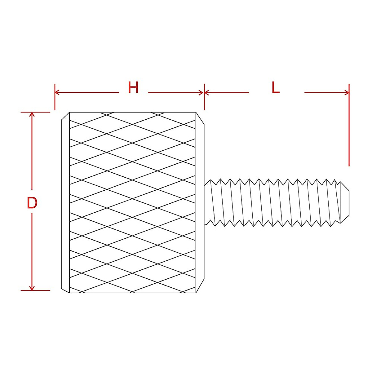 M4 Aluminium Knurled Thumb Screws Multicolor 20pcs (M4 x 6 mm, Black)