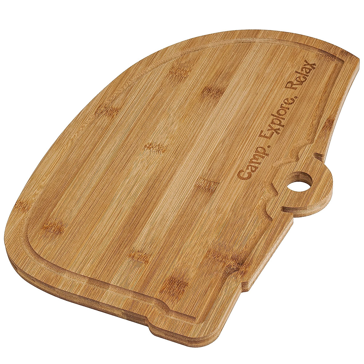 Camper Cutting Board-Large RV Cutting Board Camper Decor Camping Decor, Camper Must Haves Camping Gifts RV Decor Camping Decorations Bamboo Cutting Board Camping Cutting Board RV Gifts