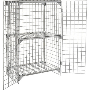 Global Industrial Wire Mesh Security Cage, 36 x 24 x 60